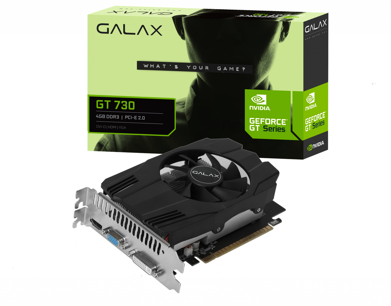 Galax Nvidia GeForce GT 730 4GB DDR3 Graphics Card - Laptop Store Jaipur